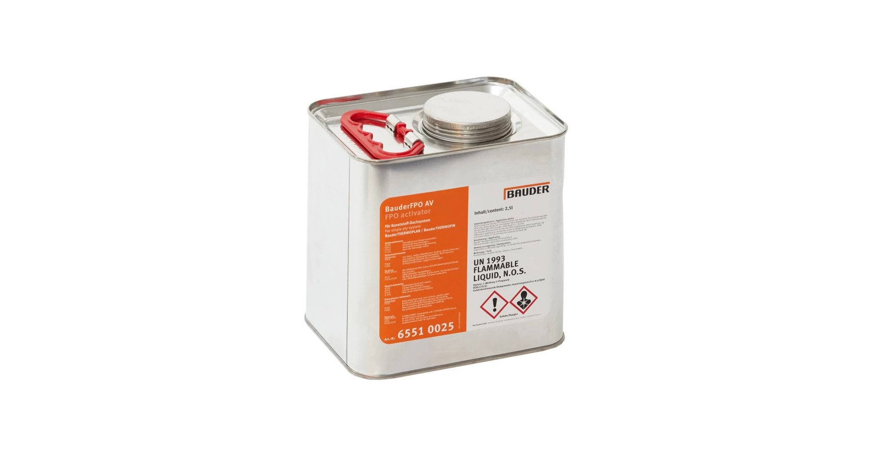 Bauder FPO AV aktiváló folyadék 2,5 liter - Qualibit - Lapostető ...